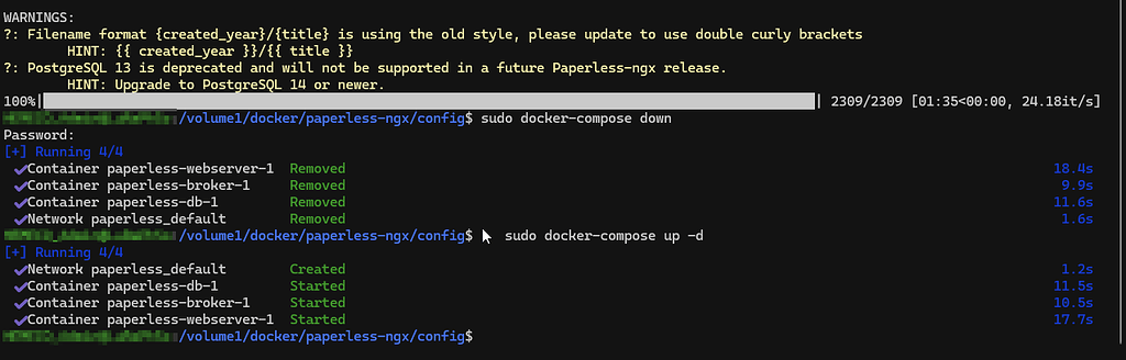 Datenbank-Upgrade (Postgres 13 -> 17) Container paperless-db-1 startet nicht - paperless-ngx ...